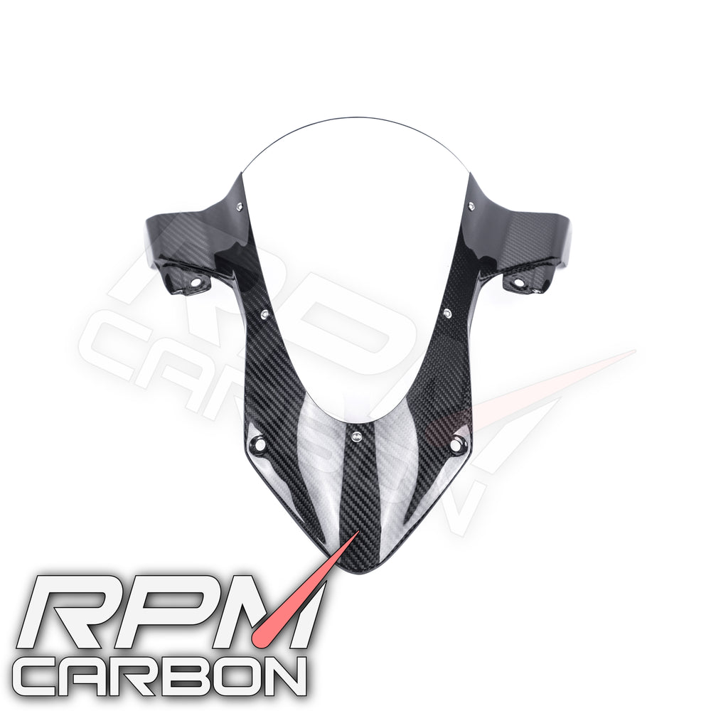 BMW S1000RR 2019 2020 Windshield Carbon - Clear Glass