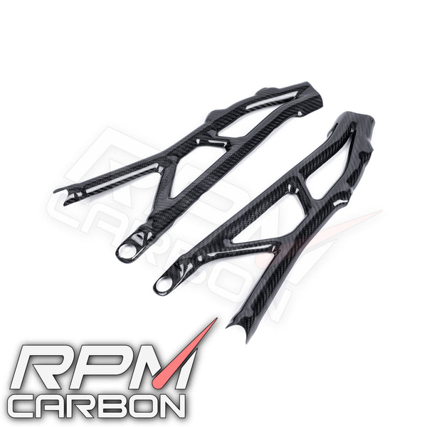 BMW S1000RR 2020 Swingarm Covers Protectors in Carbon Fiber - Style A