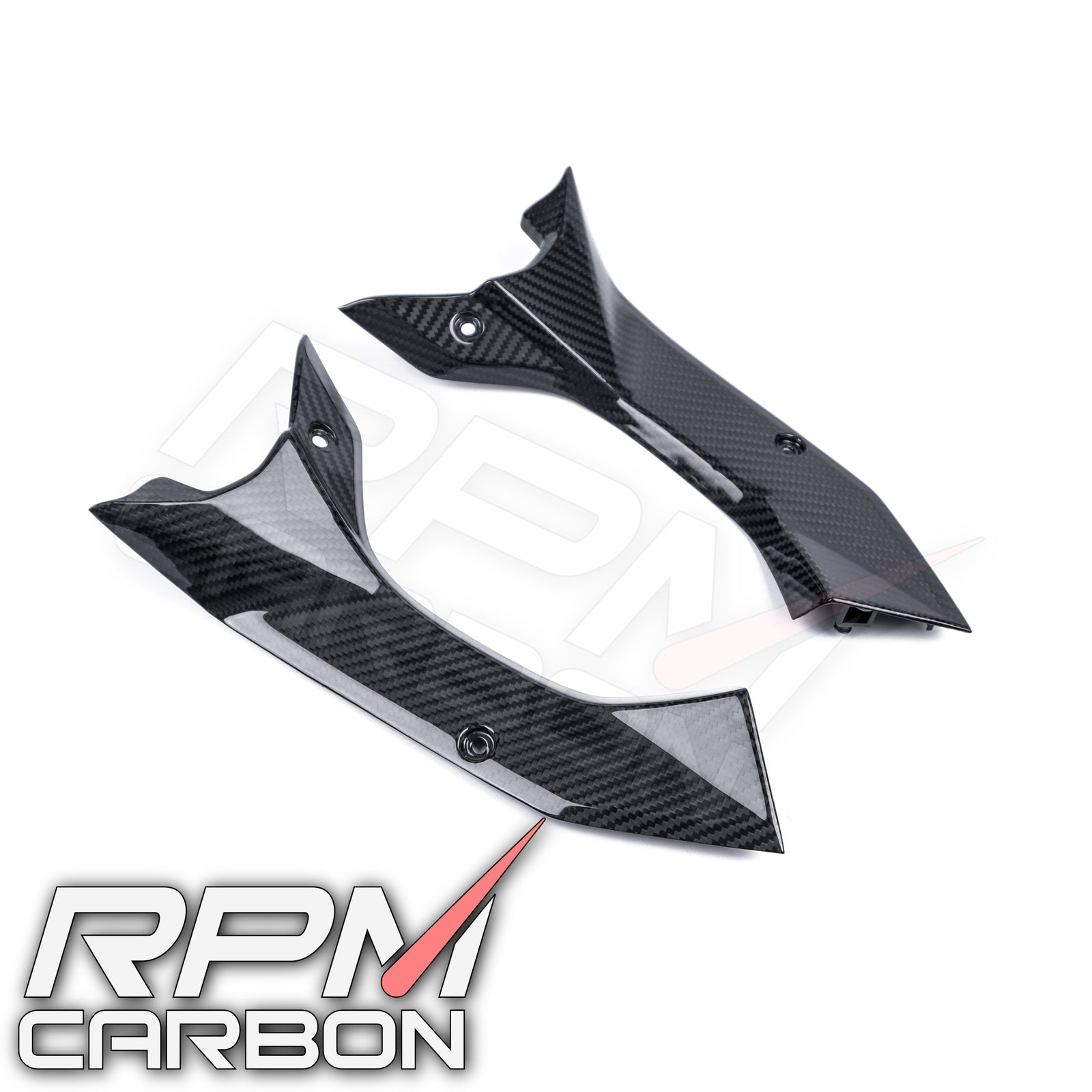 Yamaha R6 Carbon Fiber Dash Panel Side Covers
