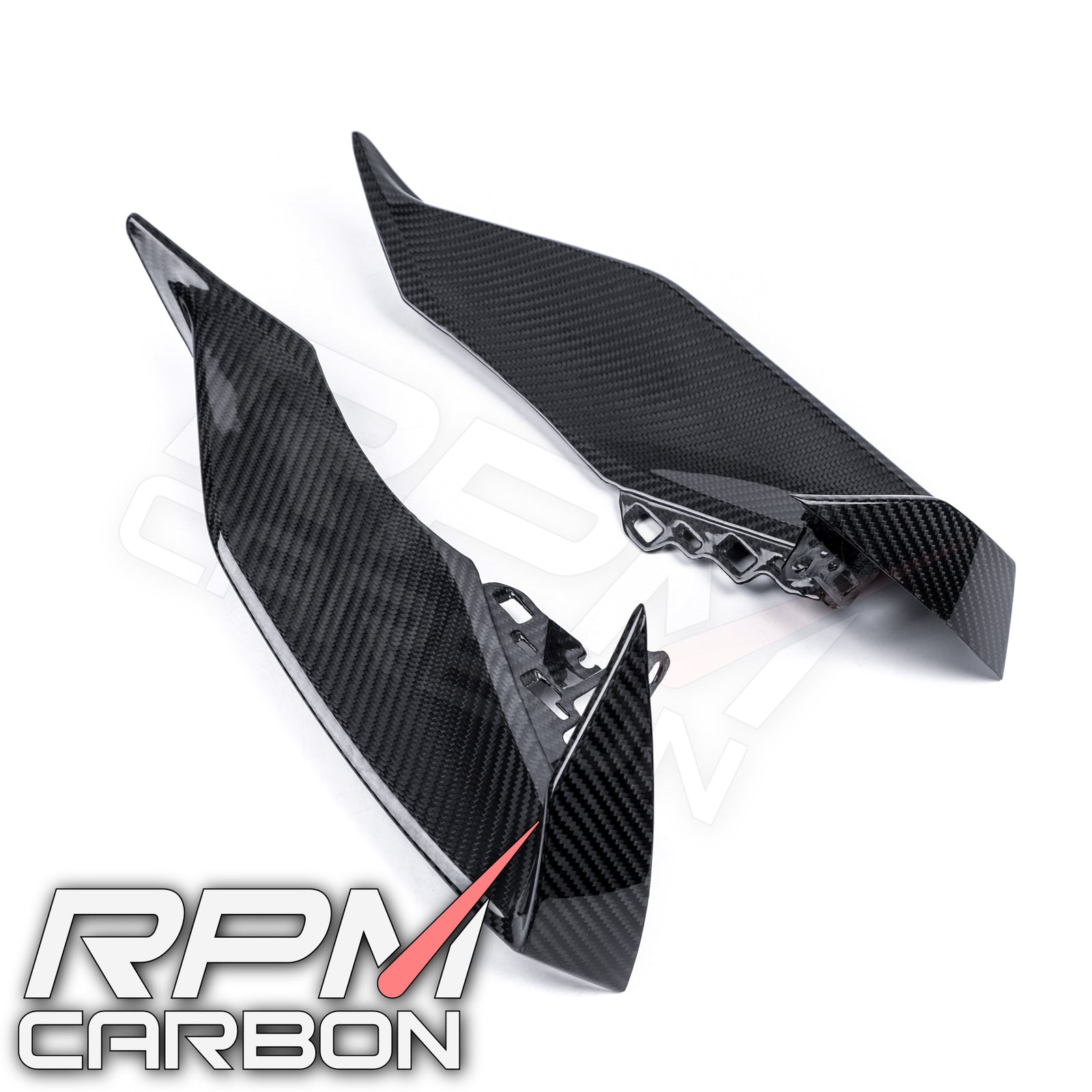 Yamaha R1 Dashboard Side Panels in Carbon Fiber